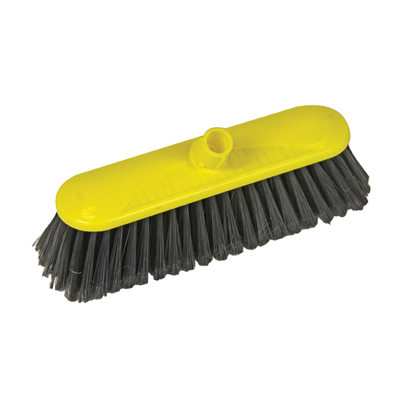 12 inch Yellow plastic broom head - - JMS Direct