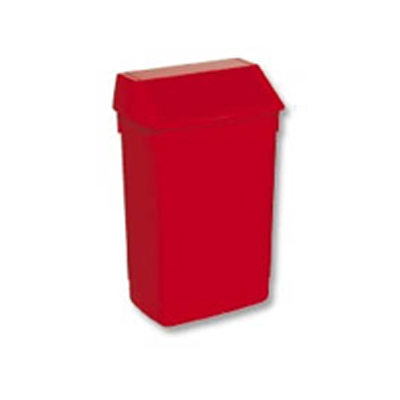 Addis 60L Flip Top Bin (Red) - - JMS Direct
